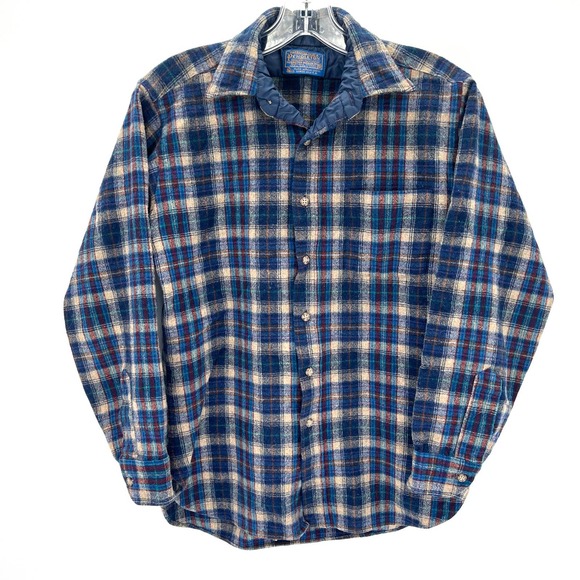 Pendleton | Shirts & Tops | Pendleton Boys Plaid Virgin Wool Button ...